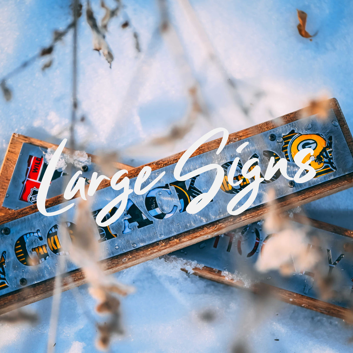 Rustic Large Signs | ForgeWood Studios