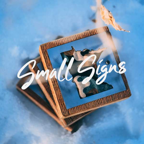 Rustic Small Signs | ForgeWood Studios